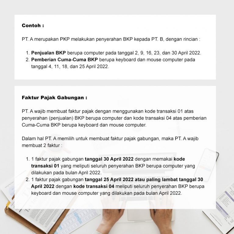 Ketentuan Terbaru Dalam Pembuatan Faktur Pajak Gabungan - Tax ...